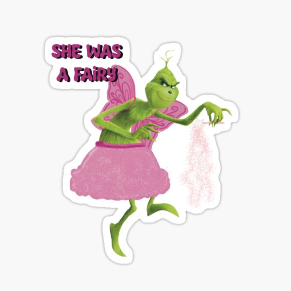 "She was a fairy" Sticker for Sale by 13th-sticker | Redbubble