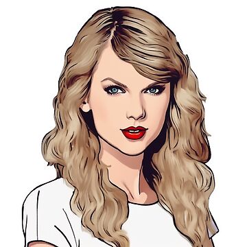 "Taylor Swift Cartoon" Sticker for Sale by DesignsByElias | Redbubble