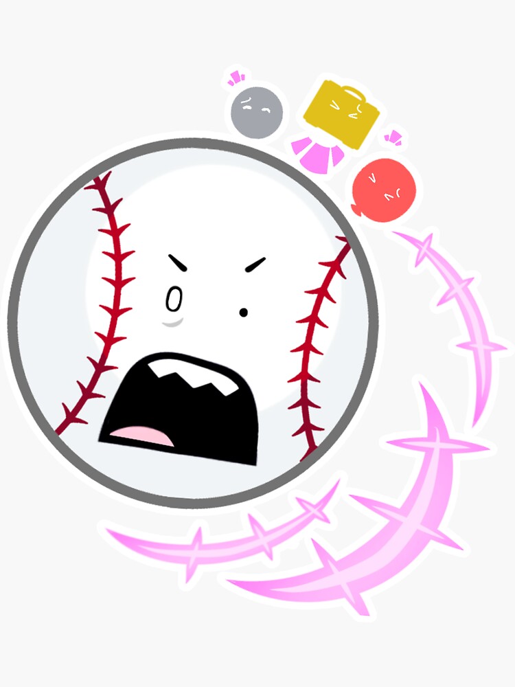 "Possessed Baseball Roar" Sticker for Sale by APaperFan | Redbubble