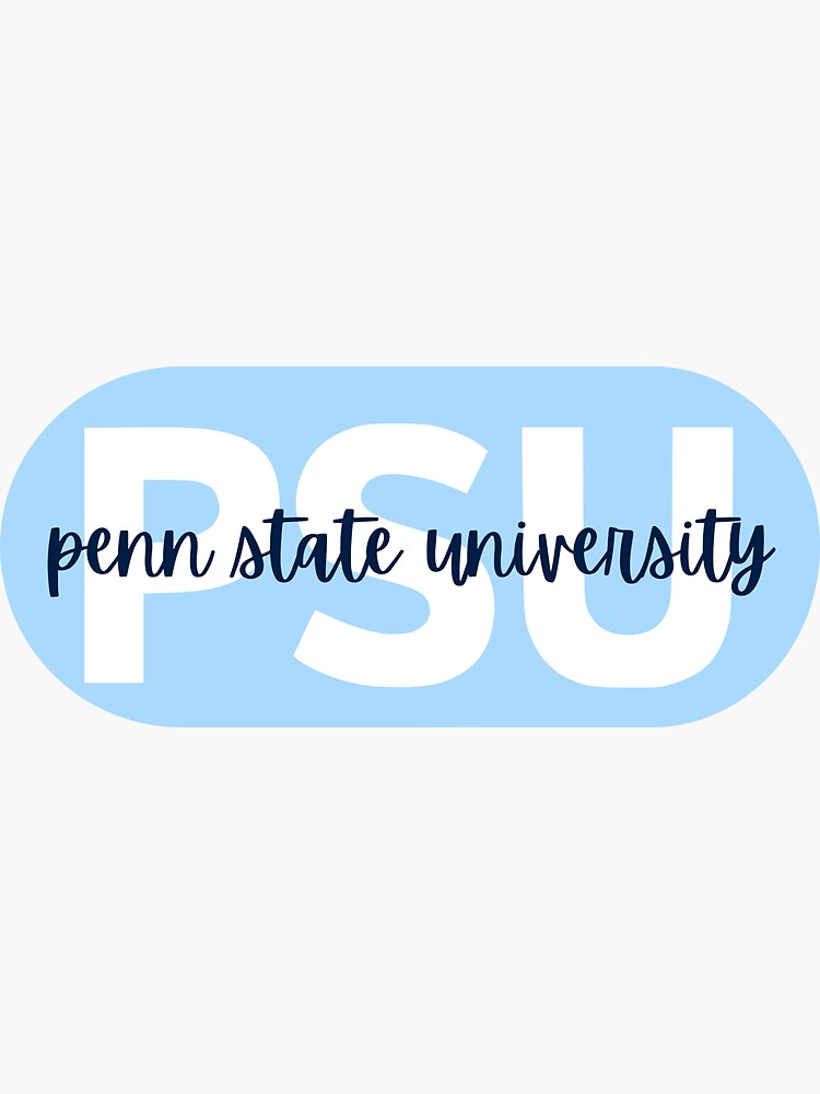 "Penn State" Sticker for Sale by sydsmich | Redbubble