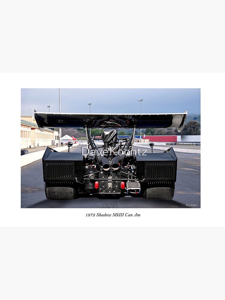 "1972 Shadow MkIII Can-Am Race Car" Art Print by DaveKoontz | Redbubble