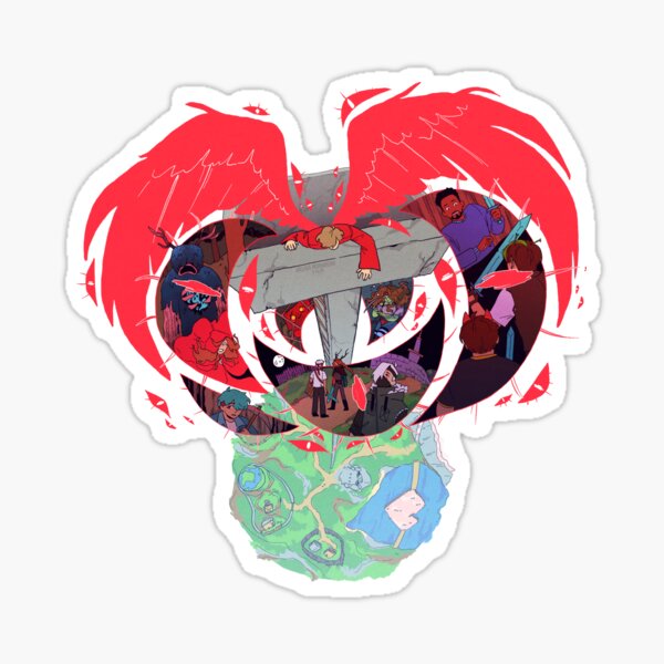 "grian watching from above" Sticker for Sale by Valeria Pryanikova ...