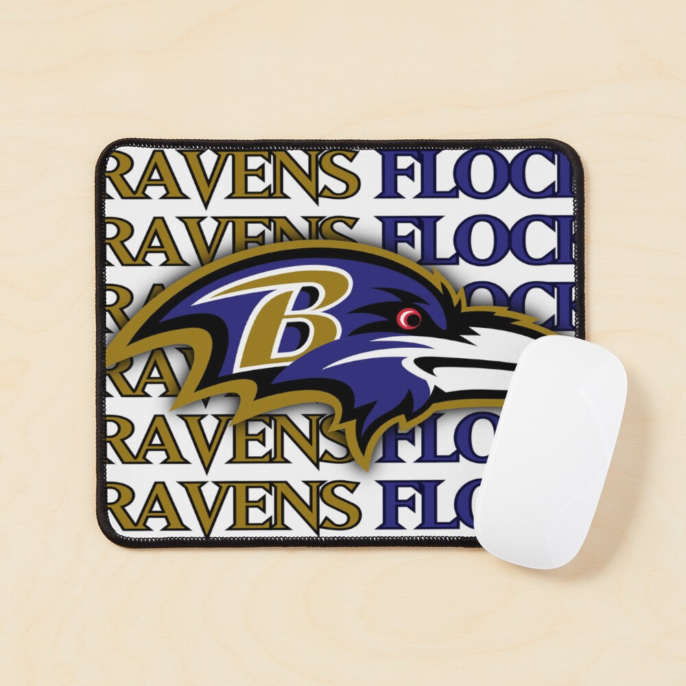"Baltimore Ravens head ravens Flock" Sticker for Sale by victoriam99 ...