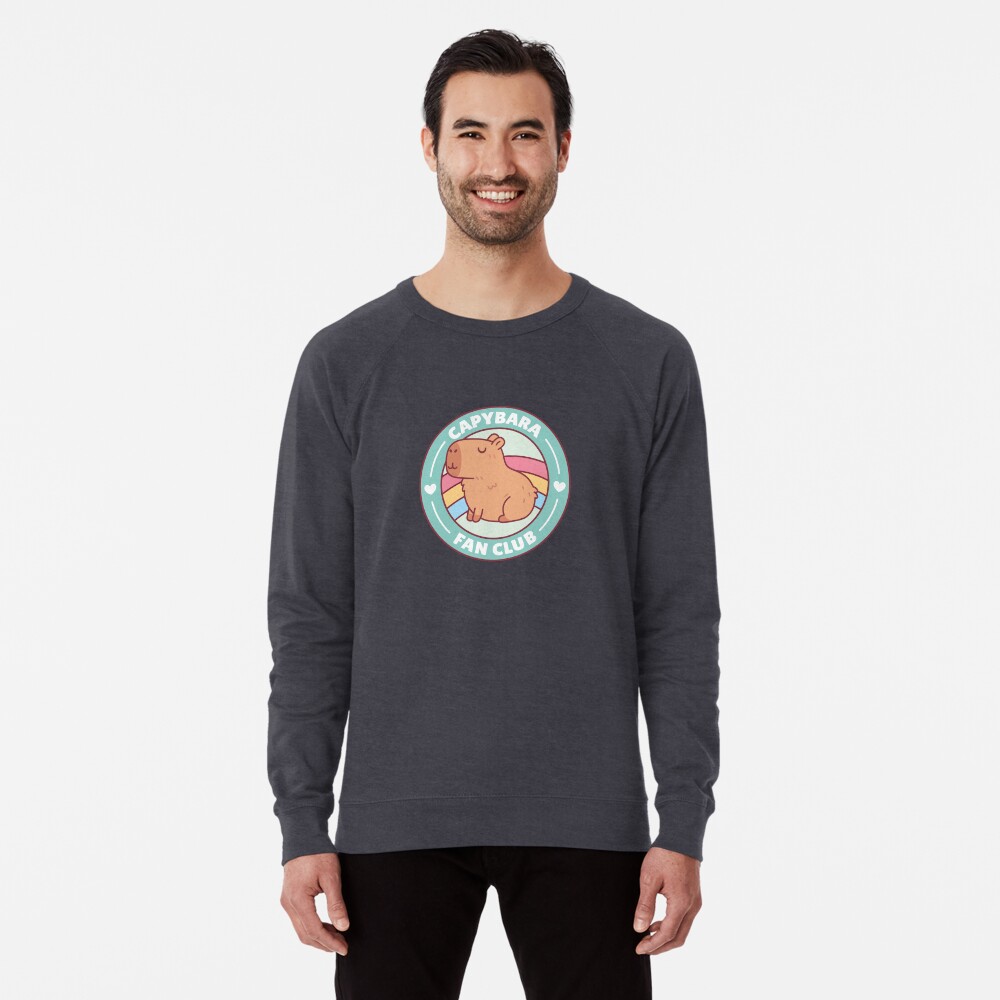 "Cute Capybara Fan Club" Sticker for Sale by rustydoodle | Redbubble