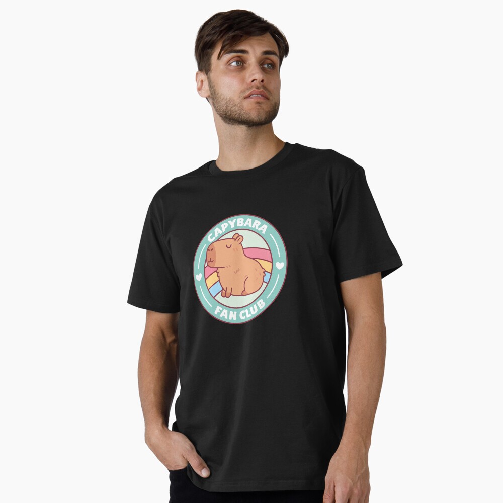 "Cute Capybara Fan Club" Sticker for Sale by rustydoodle | Redbubble