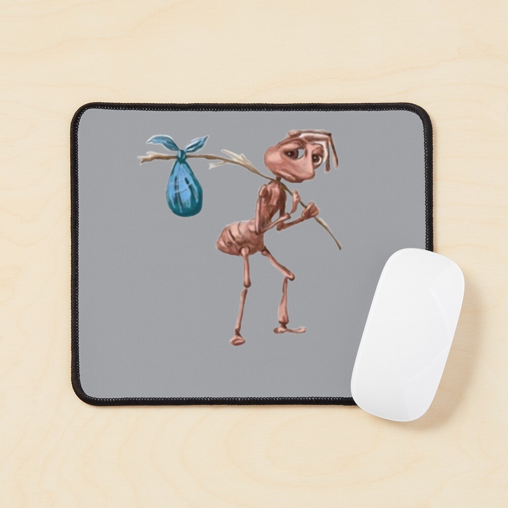 "Sad Ant With Bindle,Funny Homeless Ant" Sticker for Sale by Miumed ...