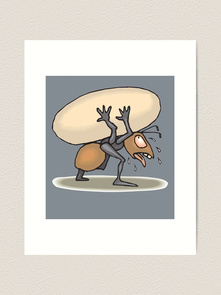 Sad Homeless Ant