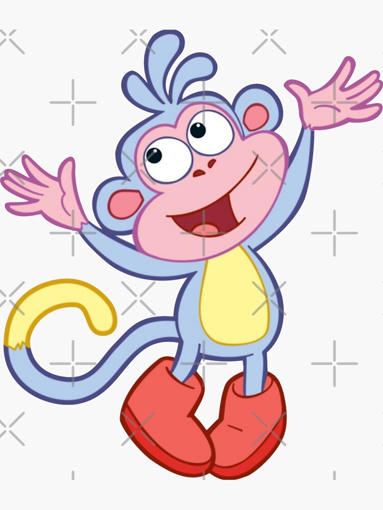 Pegatina «¡BOTAS (DORA EL EXPLORADOR)!» de amitdavidov | Redbubble