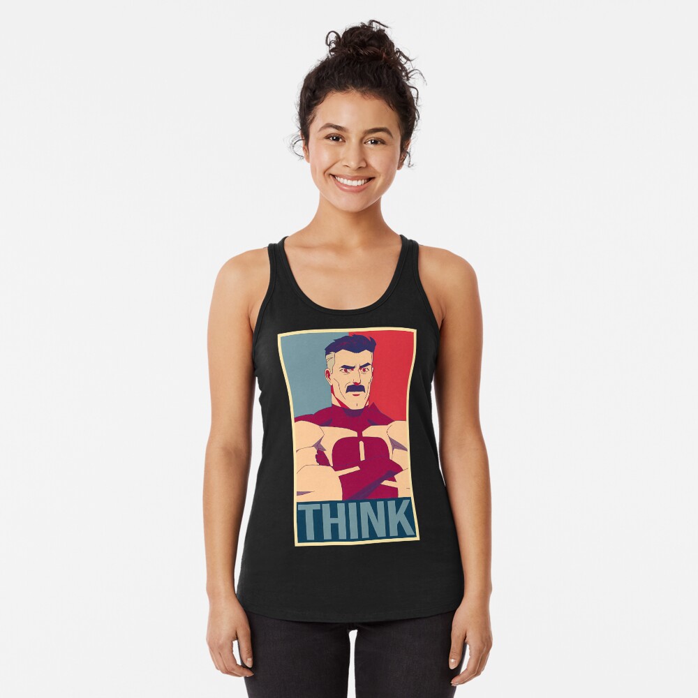 "Omni-Man - Think" Sticker for Sale by dasfajibe | Redbubble