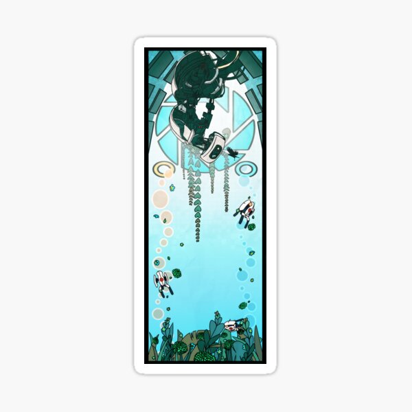 "Rise Portal 2 Glados" Sticker for Sale by Nejikomi | Redbubble