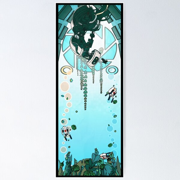 "Rise Portal 2 Glados" Poster for Sale by Jack'o Bee | Redbubble