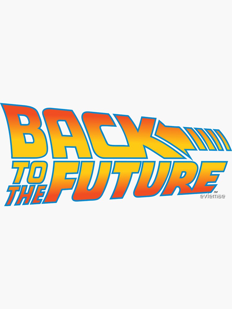 "BTTF" Sticker for Sale by eviemae | Redbubble