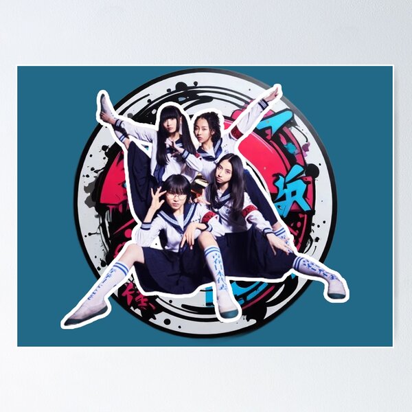 "Atarashii Gakko!, Circle Grafitti, No Leaders" Poster for Sale by Burn ...