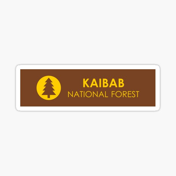 "Kaibab National Forest" Sticker for Sale by bivenart | Redbubble