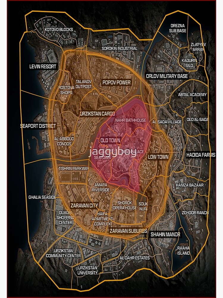 "Urzikstan Map, Gamer Players Gift" Poster for Sale by jaggyboy | Redbubble