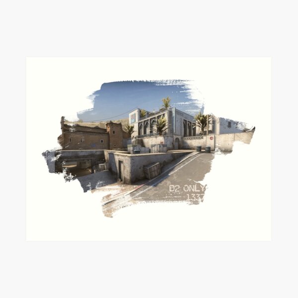 "CS: GO Dust2 Only" Art Print for Sale by asymmetrickid | Redbubble