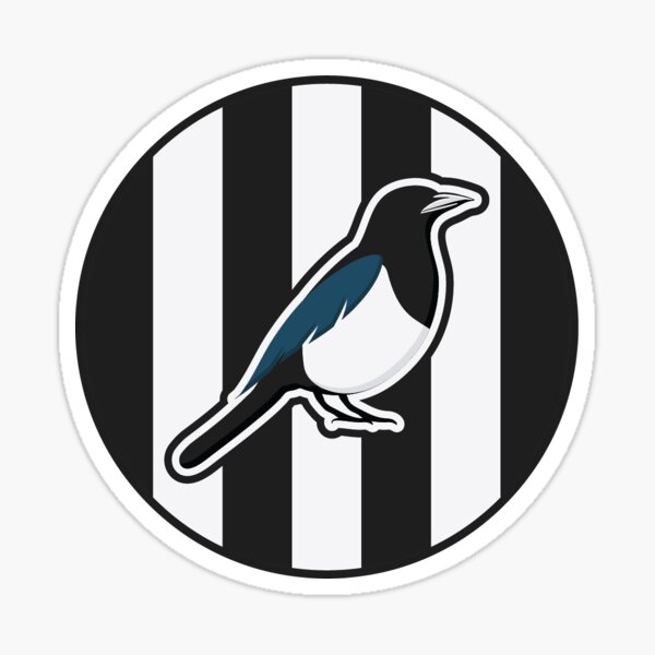 "Mighty Magpies Badge #2 - Newcastle United" Sticker for Sale by ...