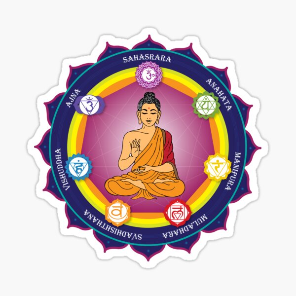 "Chakras" Sticker for Sale by marcosty | Redbubble