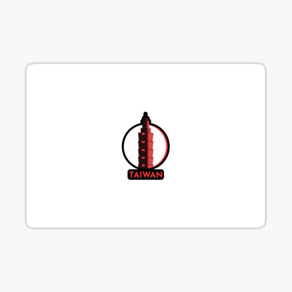 "Taiwan logo" Sticker for Sale by MPDesign84 | Redbubble