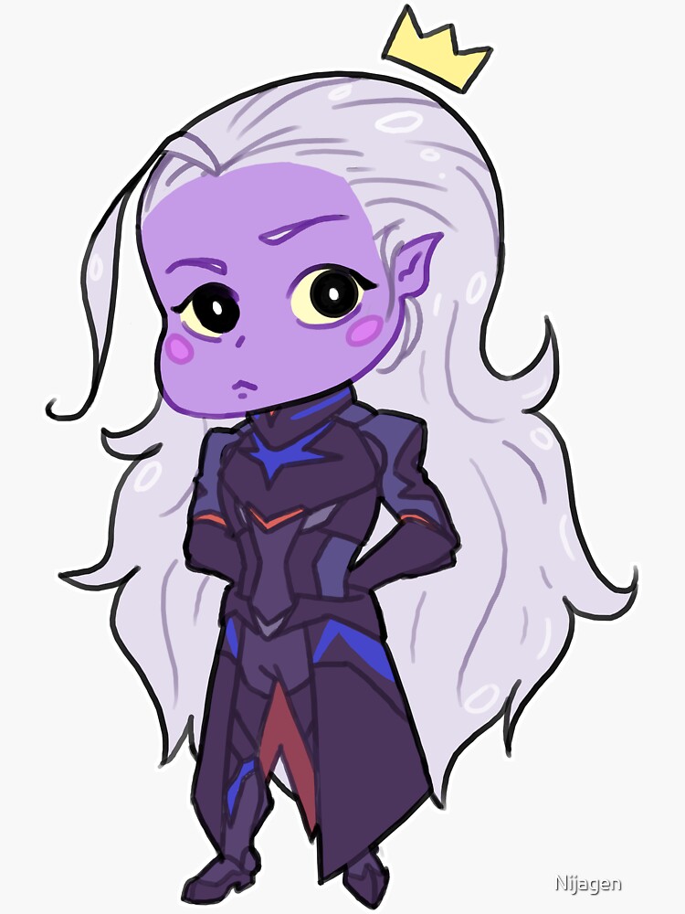"Chibi Lotor ( Voltron )" Sticker for Sale by Nijagen | Redbubble