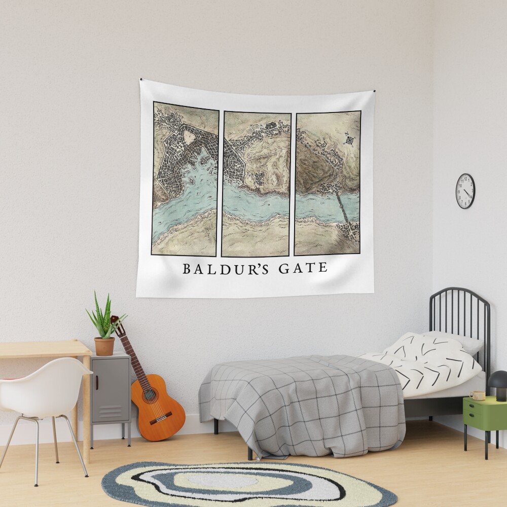 "Baldur's Gate Map" Poster for Sale by TheWizardRyn | Redbubble