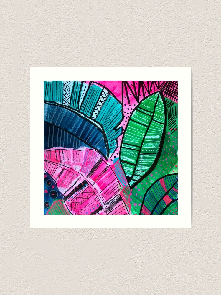 "Tropical Pop " Art Print for Sale by melaniebiehle | Redbubble