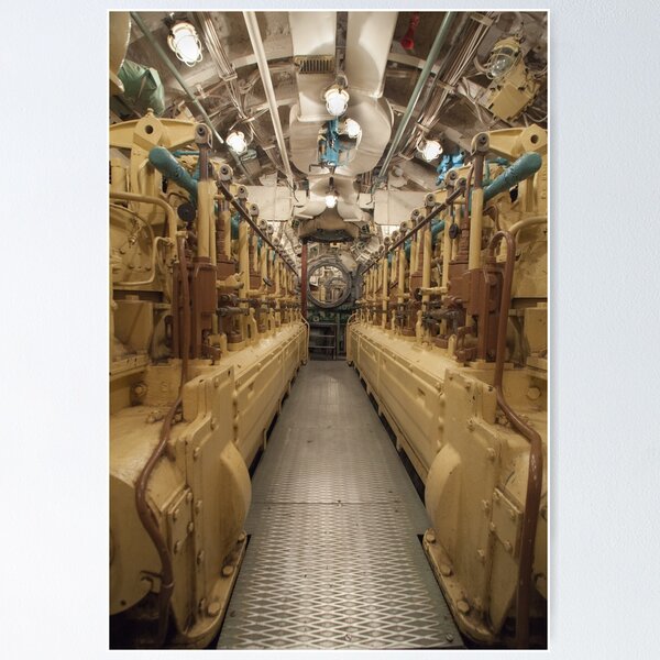 "submarine engine room" Poster for Sale by mrivserg | Redbubble