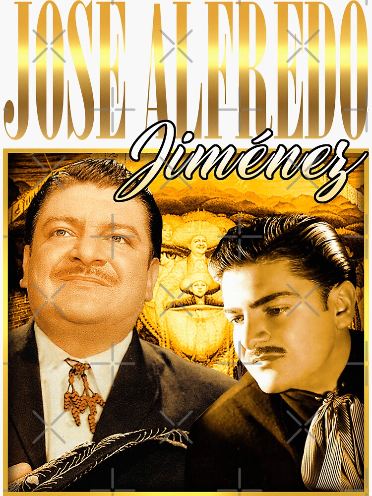 "Jose Alfredo Jimenez" Sticker by HostDrawing | Redbubble