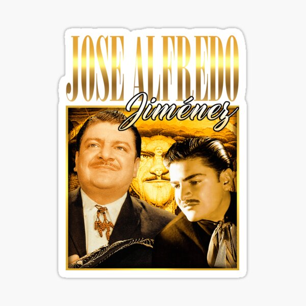 "Jose Alfredo Jimenez" Sticker by HostDrawing | Redbubble