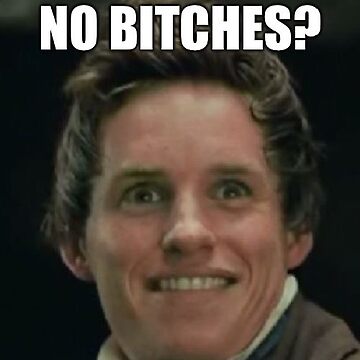 ""No Bitches?" Marius Pontmercy" Sticker for Sale by cxshhhh | Redbubble