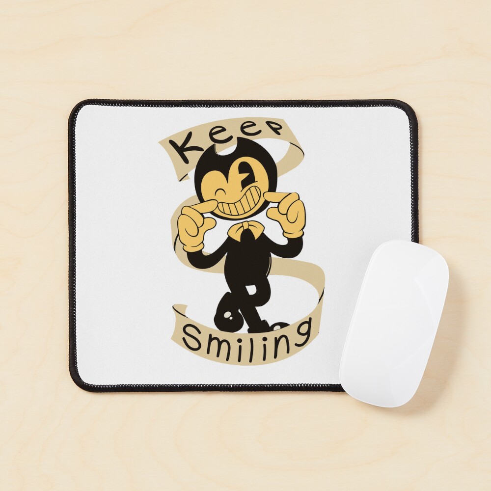 "bendy and the ink machine - keep smiling" Sticker for Sale by artist ...