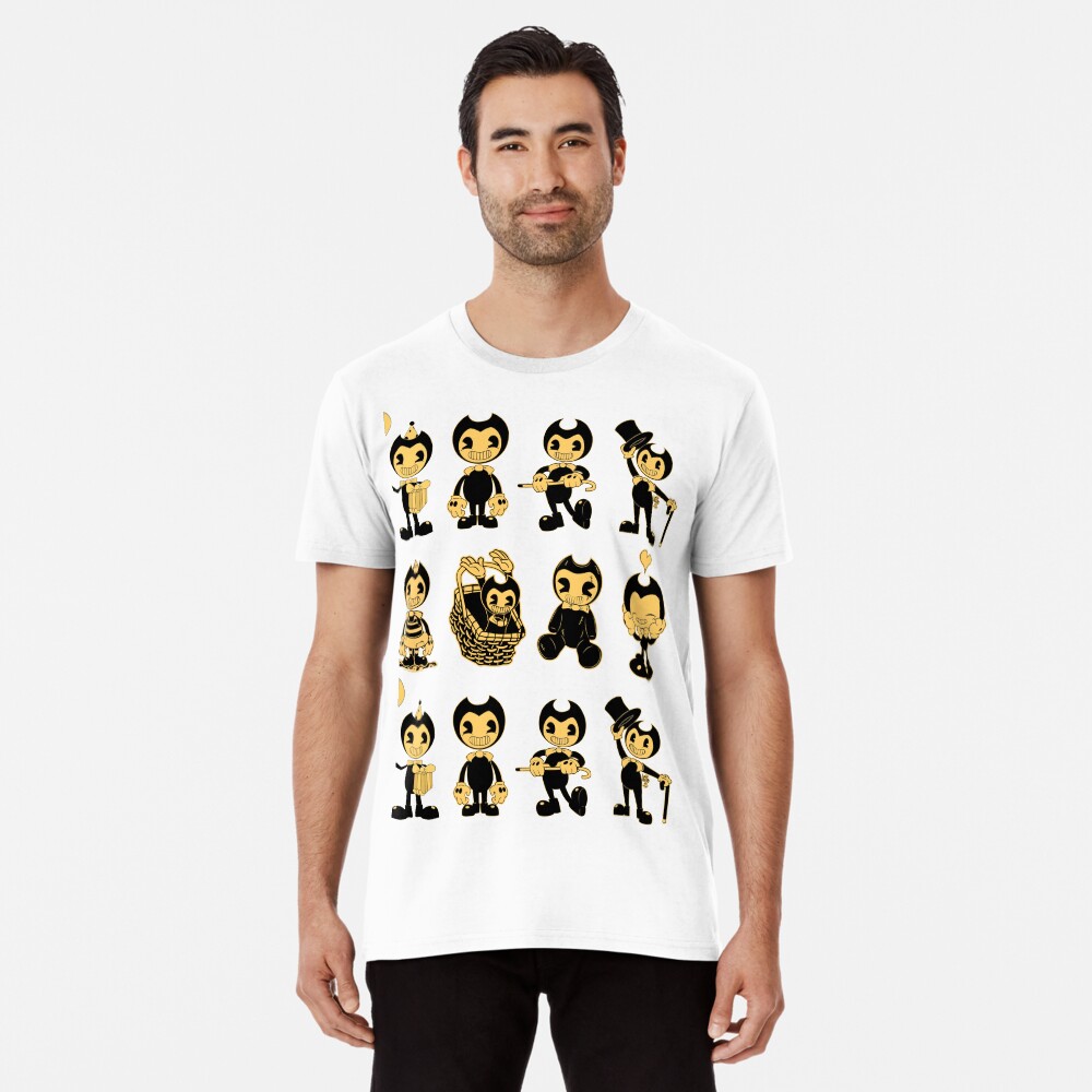 "pack bendy and the ink machine - keep smiling" Sticker for Sale by ...