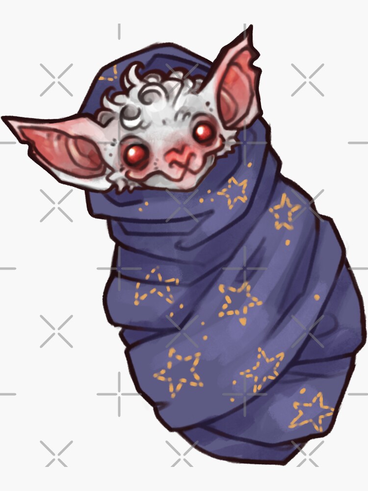 "No biting! | Batstarion burrito | Astarion vampire lord" Sticker for ...