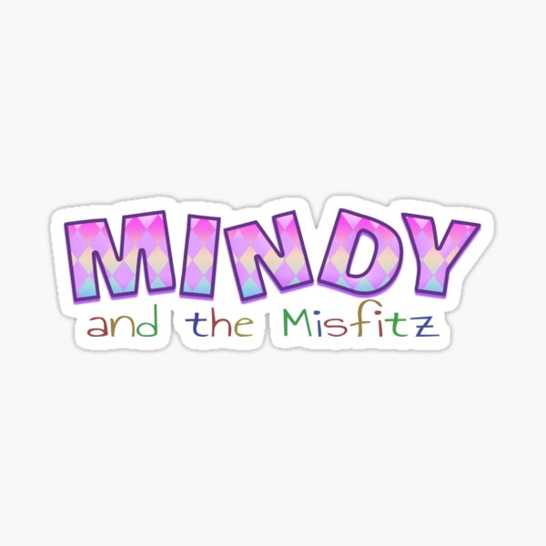 "Mindy and the Misfitz Logo" Sticker for Sale by DaniMationENT | Redbubble