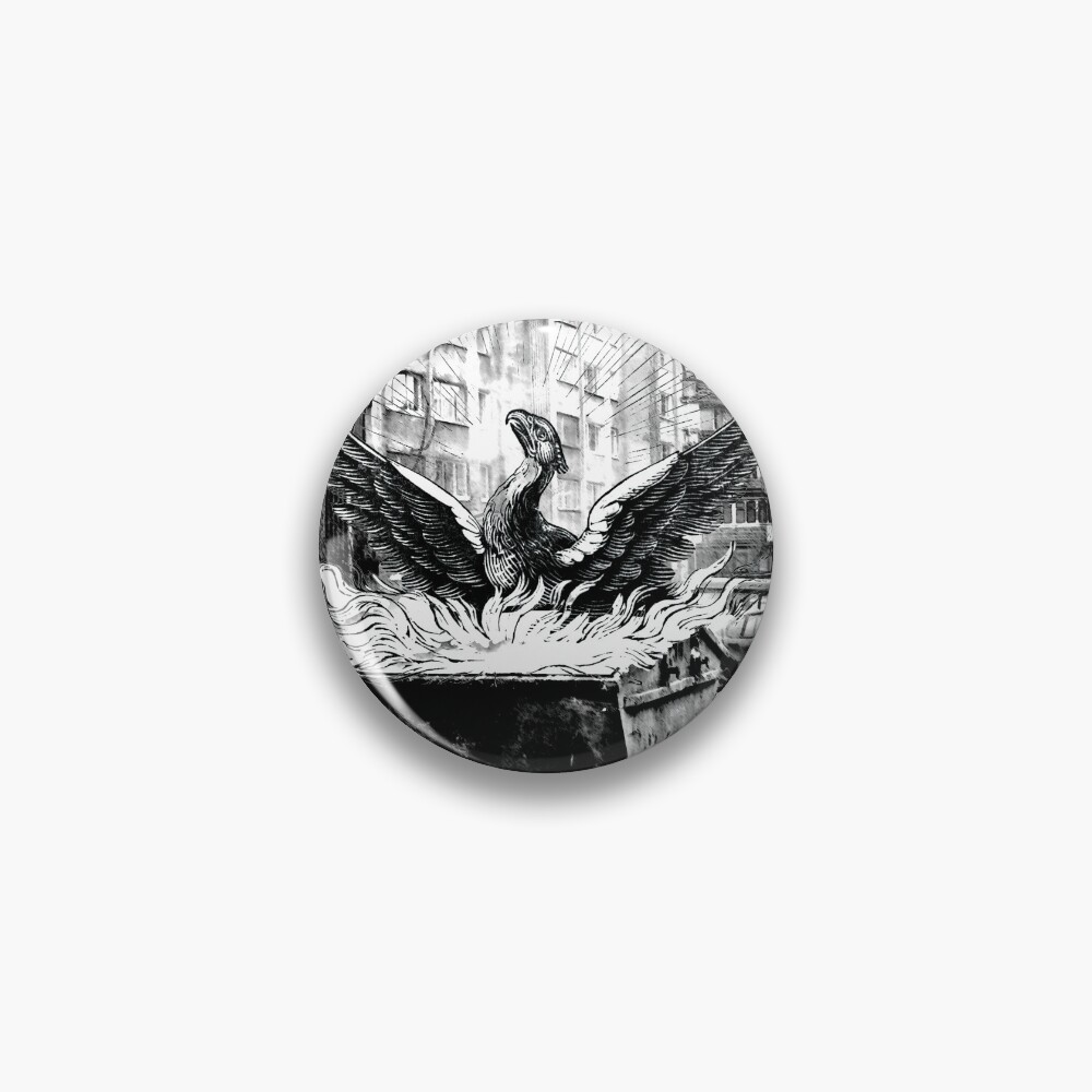 "Be a Dumpster Phoenix" Sticker for Sale by WayOfTheLizard | Redbubble