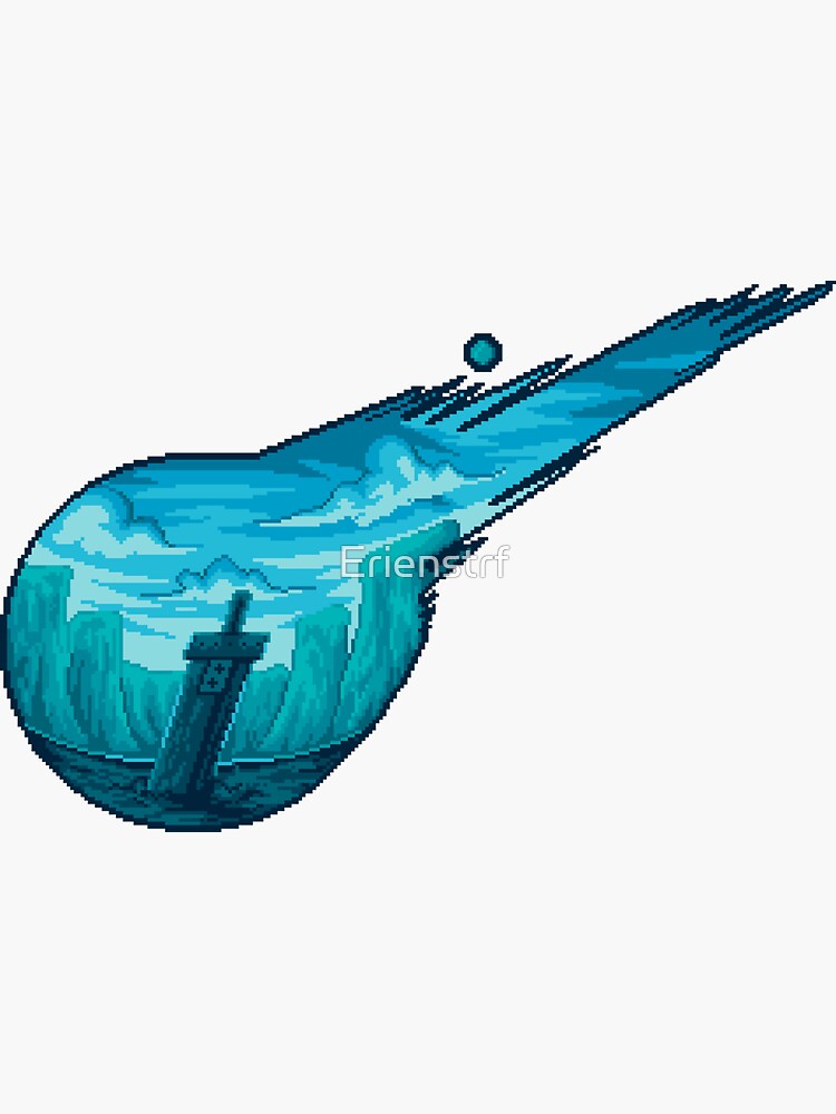 "Final Fantasy VII Meteor" Sticker by Erienstrf | Redbubble