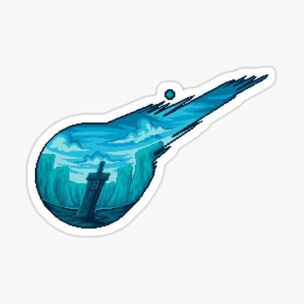 "Final Fantasy VII Meteor" Sticker by Erienstrf | Redbubble