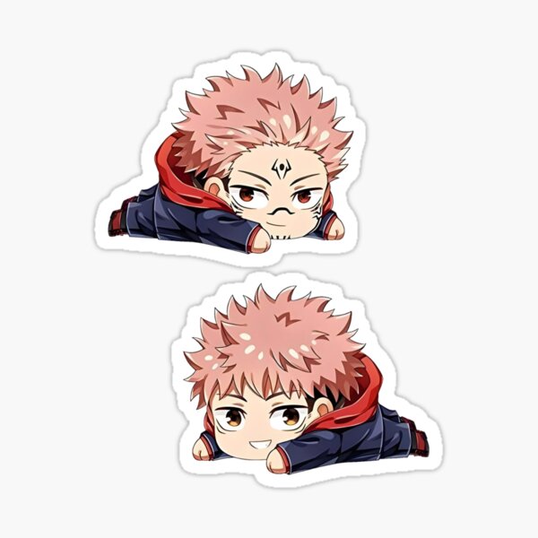 "Chibi curses king and his vessel" Sticker for Sale by Artist-panda ...