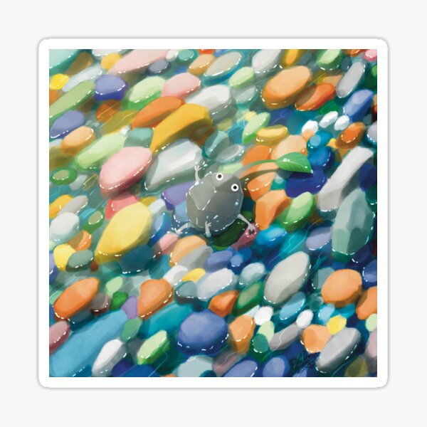 "Pebble Puddles" Sticker for Sale by KingKat888 | Redbubble