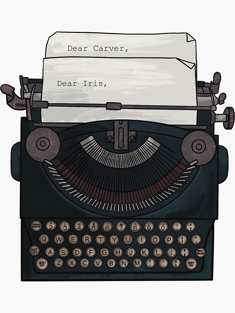 Sticker for Sale mit "Schreibmaschine „Divine Rivals“." von SamGreig93 ...