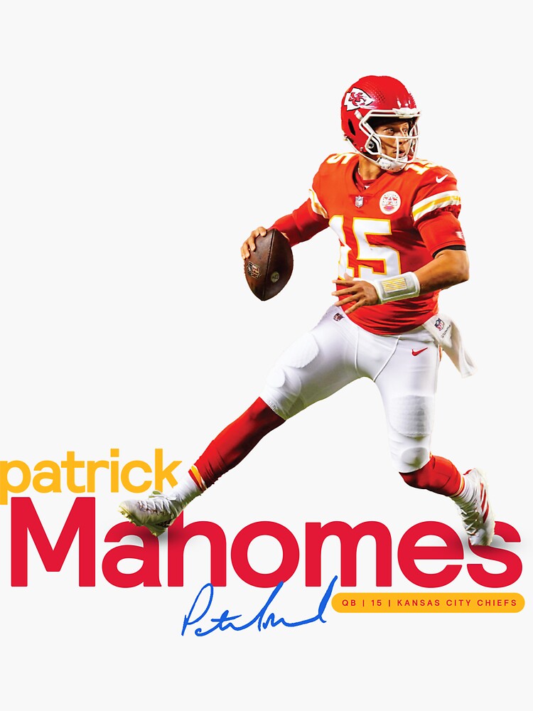 "Patrick Mahomes" Sticker for Sale by sportsshoppro | Redbubble