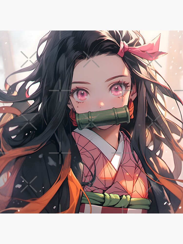 "Nezuko DS Cute Anime Girl" Poster for Sale by DGitaldreamgirl | Redbubble