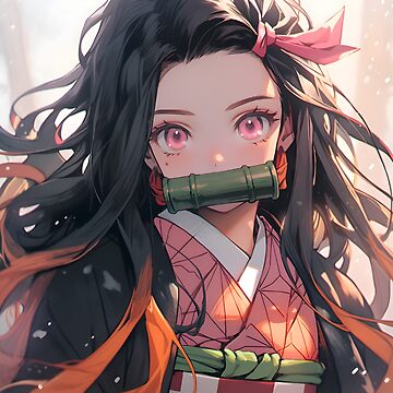 "Nezuko DS Cute Anime Girl" Poster for Sale by DGitaldreamgirl | Redbubble