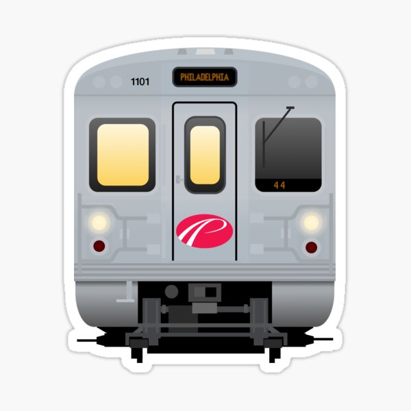 "PATCO High-Speed Line Budd Train (Refurbished)" Sticker for Sale by ...