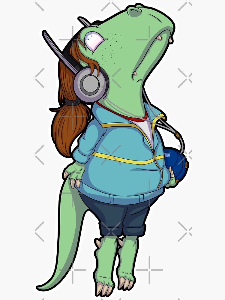 "Dino Max Mayfield | Stranger Things Dinosaur" Sticker for Sale by ...