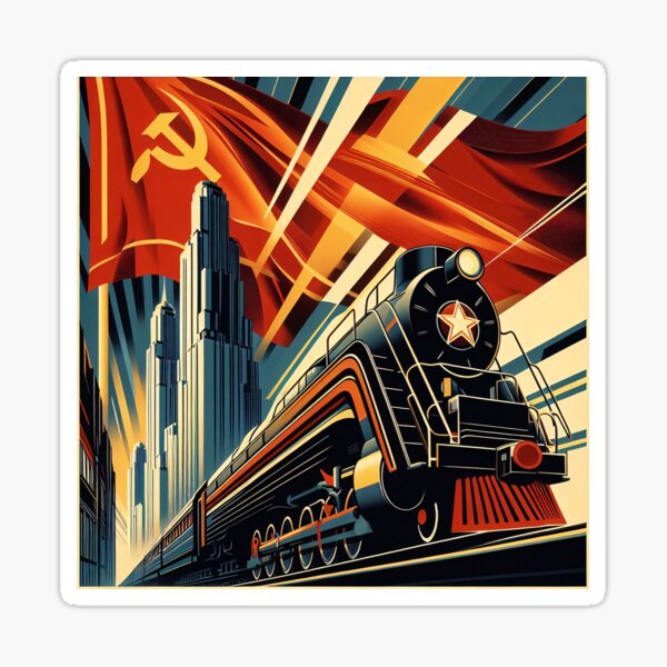 "Soviet Propaganda Poster" Sticker for Sale by ClassicRetroism | Redbubble