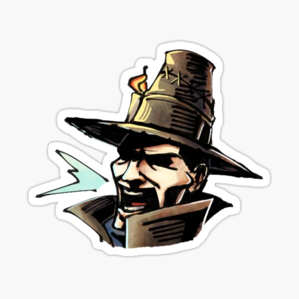 "Saltzpyre Face" Sticker for Sale by SamCulper | Redbubble