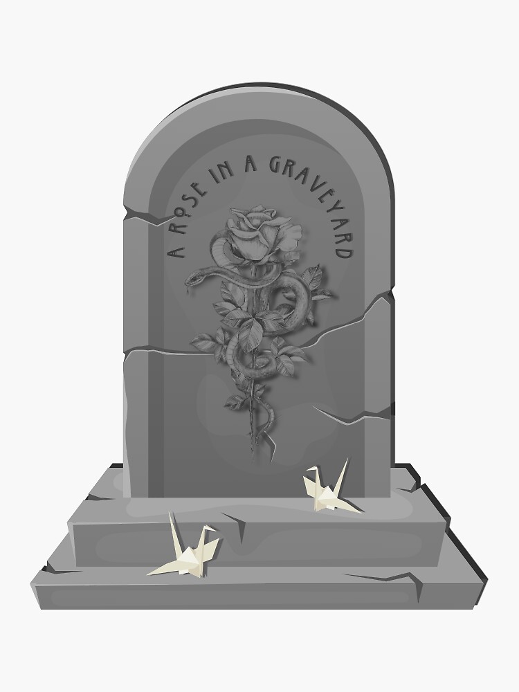 "Manacled - A Rose In a Graveyard - Dramione" Sticker for Sale by ...