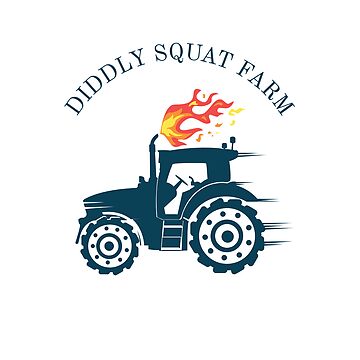 "Diddly Squat Farm Sticker Jeremy Clarkson" Sticker for Sale by ...