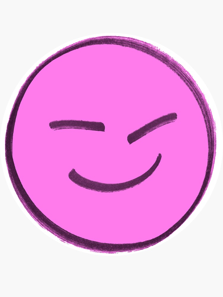 "Winky Face Emoji" Sticker for Sale by BSDS | Redbubble